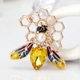 Artistic Bee Brooch Oil Drip Style Fashion Insect Pin for Women ...