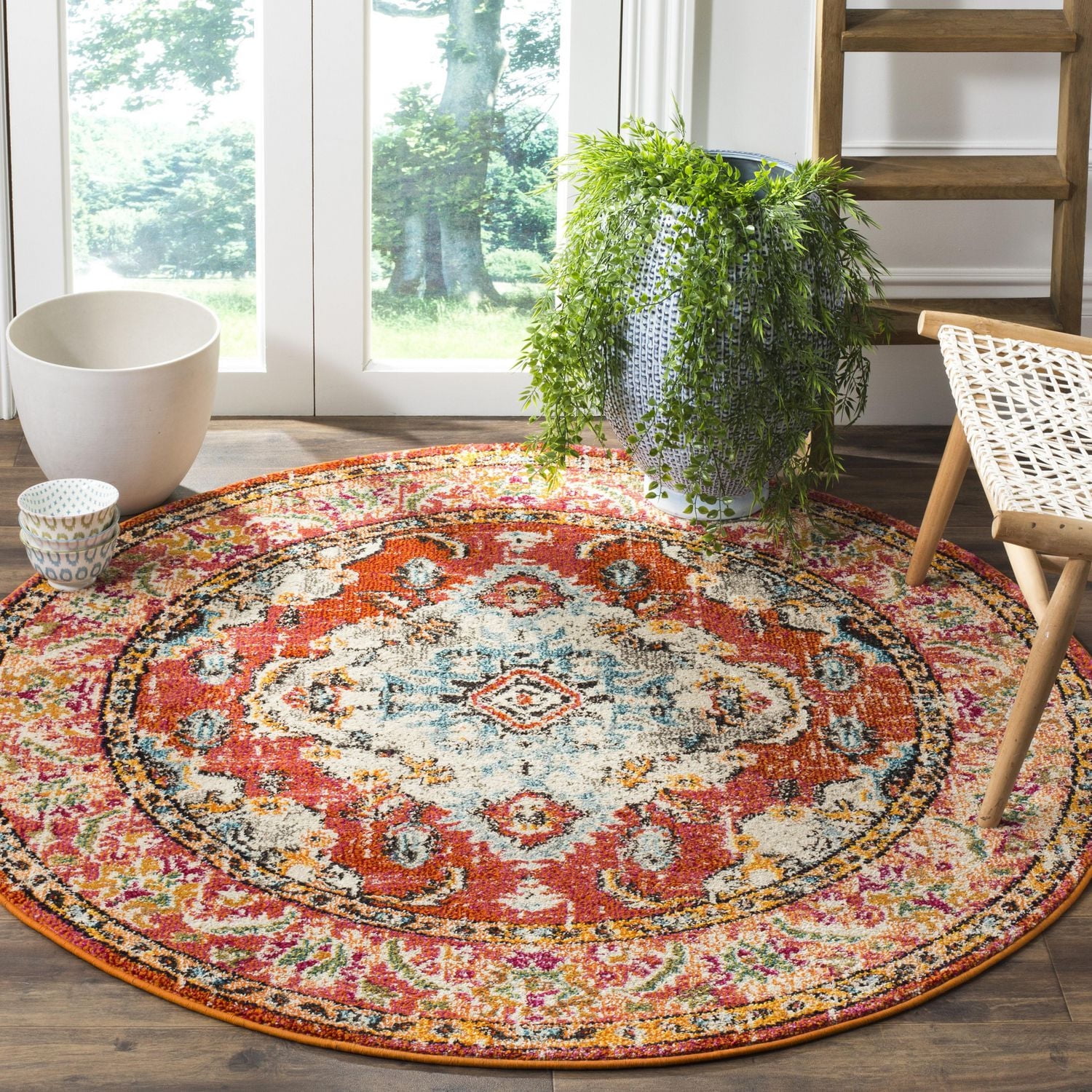 Click here for Safavieh Monaco Toria Traditional Area Rug 8 X 8 R... prices