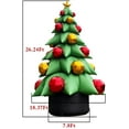 OZIS 26Ft Tall Inflatable Christmas Tree, Outdoor Airblown Green ...