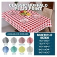 Vinyl Tablecloth 60x120 Gray Checkered - Waterproof, Easy Clean ...