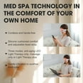 Vibrating Eye Massager with Red Light, Cordless Wearable Relaxation ...
