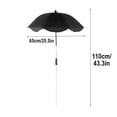 Cadancy Outdoor Plants Umbrella Adjustable Height for Garden Patio ...