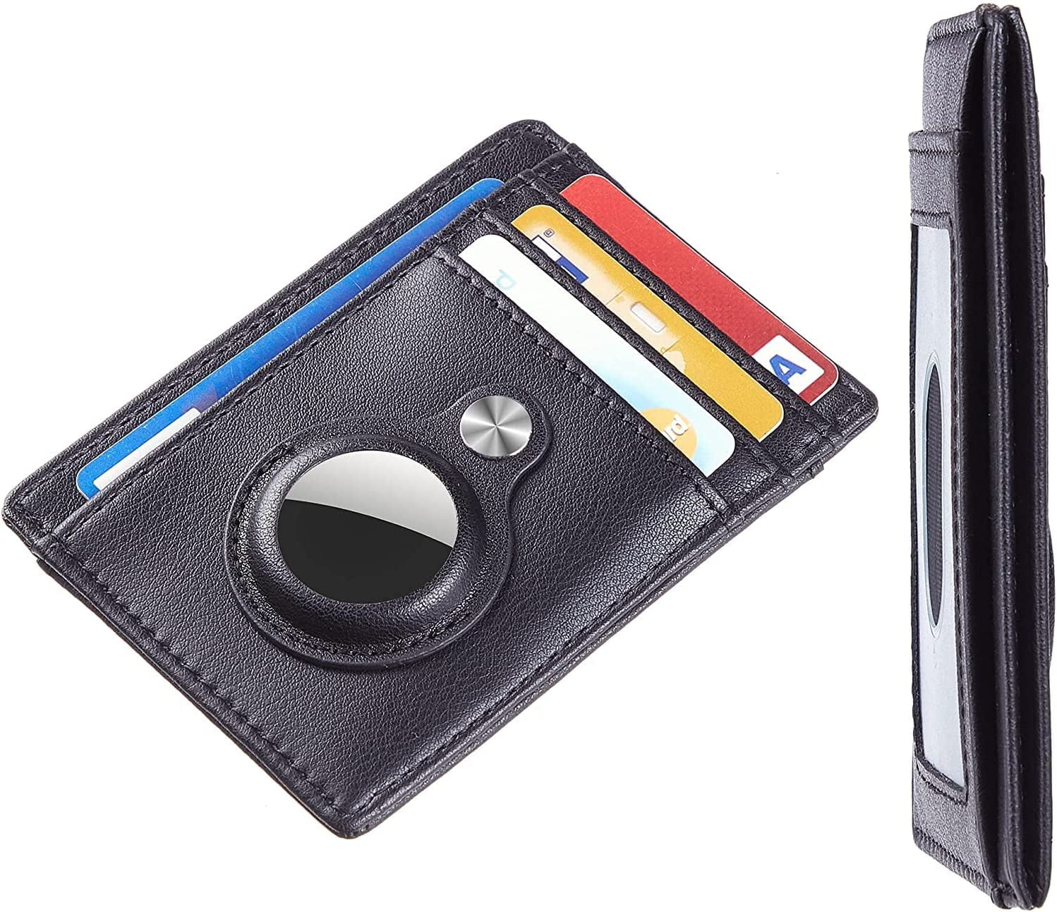 OFOCASE AirTag Wallet with RFID Blocking Slim Air Tag Wallet Build-in ...