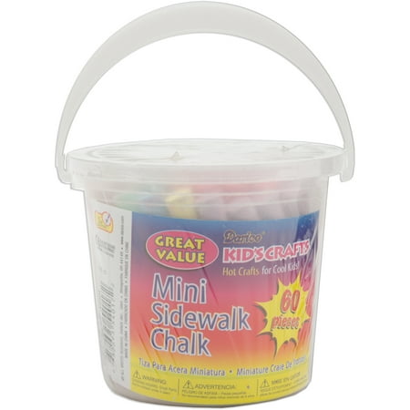 Mini Sidewalk Chalk 60/Pkg-Assorted Colors - Walmart.com