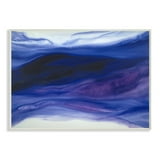 The Stupell Home Decor Deep Purple Ink Ocean Waves Abstract Paining ...