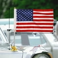 Anley Car Flag and Flagpole Set with Suction Mount, 16x10 inches, 19 ...