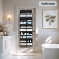 1 Pack 5 Tier No Drill Over the Door Hanging Storage Organizer, Large ...