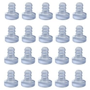 Soft Touch 4215695N 3/8" Round Clear Self Stick Bumpers 20-Piece Set ...