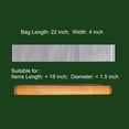 Extra Long Clear Zip Bags 4x22 Inch (20-Pack), 6 mil Plastic Storage ...