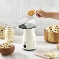 Dash Hot Air Popcorn Popper with Butter Melting Tray, Compact Cream ...