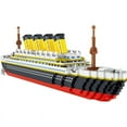 4000+Pcs Titanic Model Cruise Ship Building Blocks MOC Boat Bricks ...