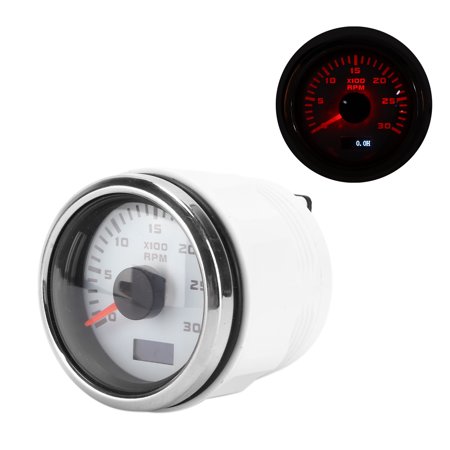 Auto Tachometer Gauge, Universal Boat Tachometer Gauge 9-30V IP67 ...