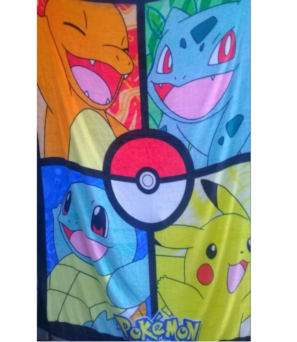 Cobija Frazada Pikachu Pokemon Poquer | Walmart en línea