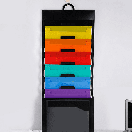 Wall Sorter Magazine Holder A4 Wall Display Composed of 6 Foldable ...