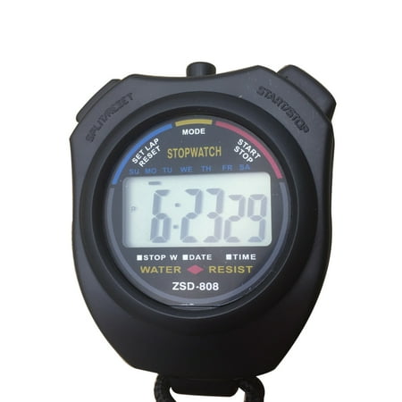 Classic Waterproof Digital Professional Handheld Waterproof time watch ...
