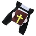 Dog Cats Priest Outfit Halloween Stand Up Soft Pet Costume Makeup Funny ...
