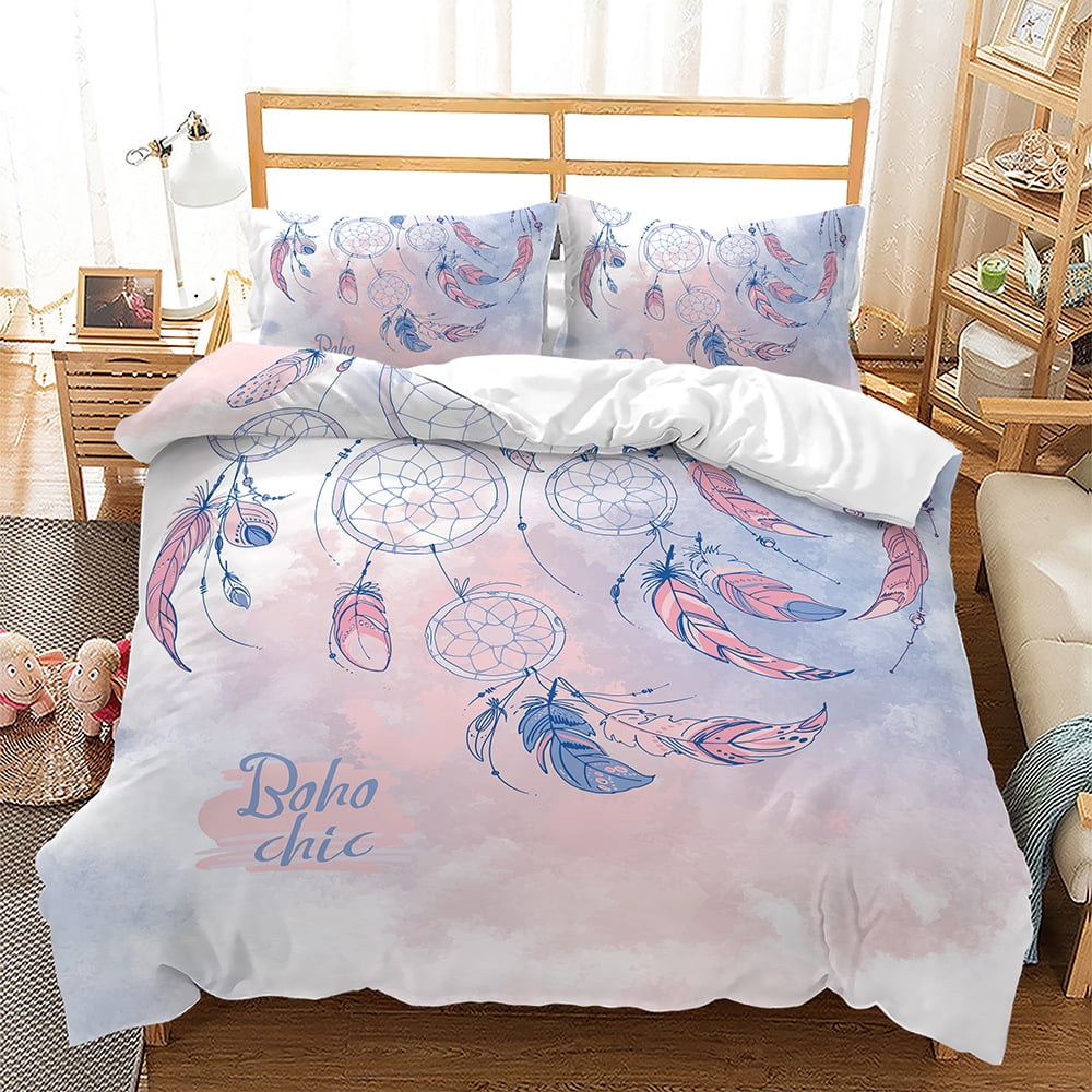 Duvet Cover Set Girls Home Bedclothes Lovely Quilt Cover Dream Catcher ...