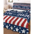 Independence Day 3 Piece Quilt Set Full Size, USA Flag Star 1776 2026 ...