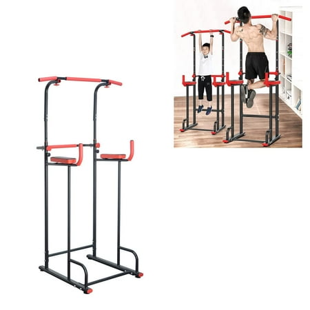 Nisorpa Power Tower Pull Up Dip Station 6 Levels Adjustable Height ...