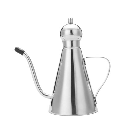 304 Stainless Steel Cone Oil Can Pot Large Caliber Olive Oil Dispenser ...