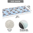 Panda Pattern Bath Mat 39x20 Inch Soft Absorbent Non-Slip Plush ...