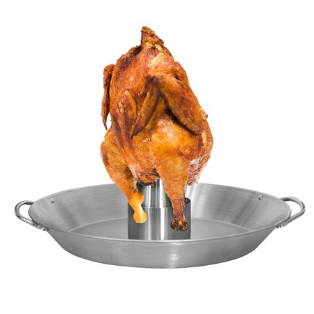 gufffrom Stainless Steel Chicken Holder Chicken Roaster Rack Stand For ...