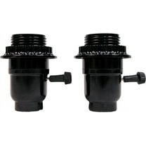 B&P Lamp E26 Medium Base Phenolic Socket with Threaded Shell and Ring ...