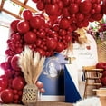 PartyWoo Ruby Red Balloons, 100 pcs Various Sizes for Garland, Arch ...