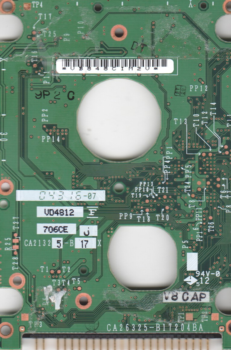 MHT2040AT, PN CA06297-B27400TW, Fujitsu 40GB IDE 2.5 PCB - Walmart.com