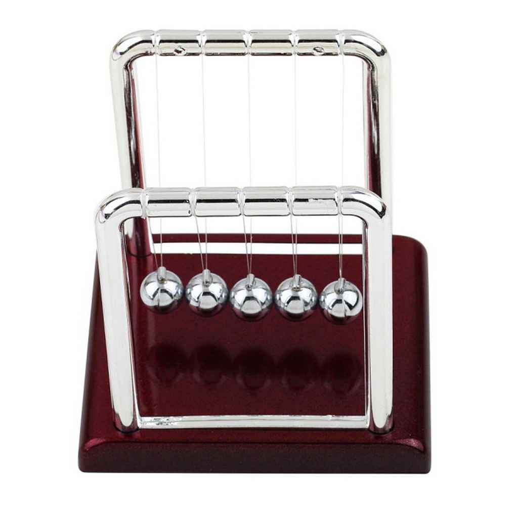 Newton's Cradle Steel Balance Balls Desk Physics Science Pendulum Desk ...