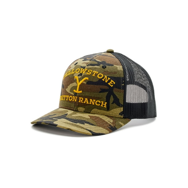 Yellowstone Men's Adjustable Trucker Hat - Walmart.com