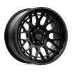 KMC Aluminum Rim KM540 RECON 18X8.5in Gloss Black Machined with Red ...