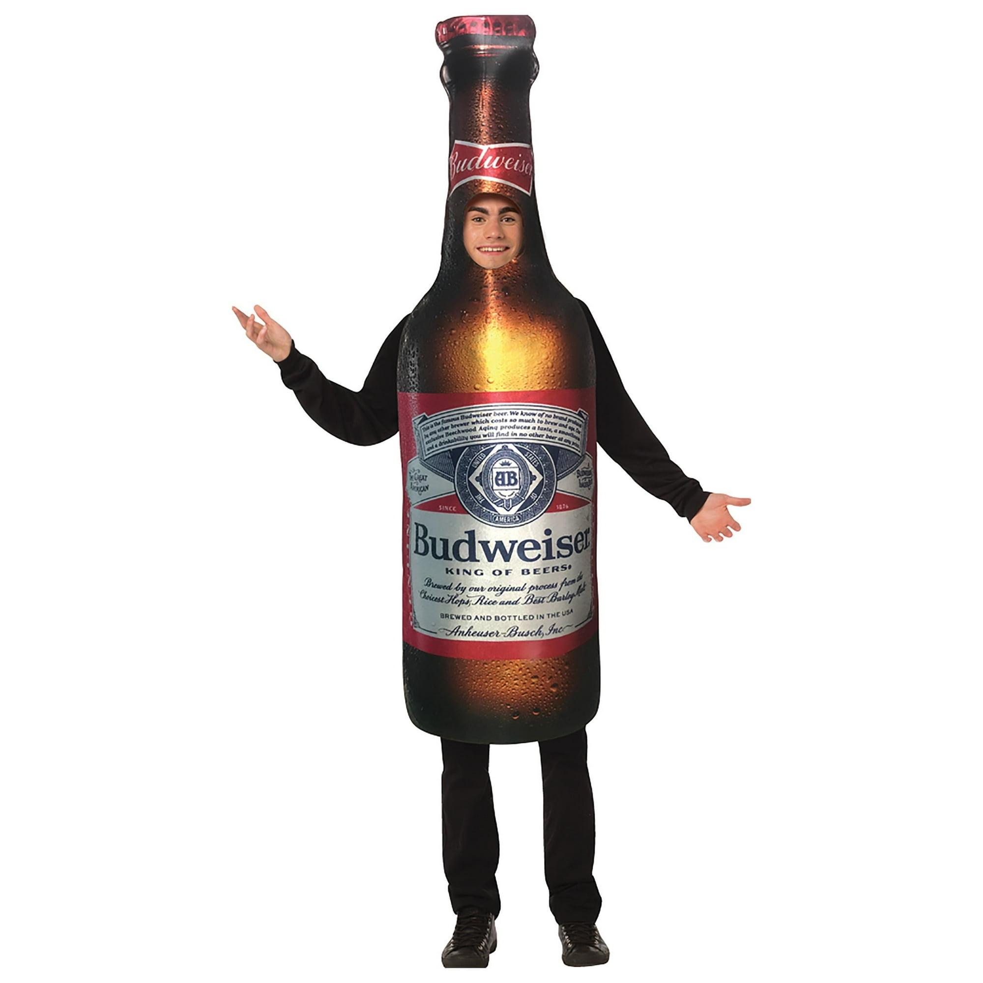 Click here for Morris Costumes Budweiser Bottle Costume For Adult... prices