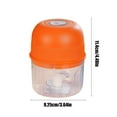 yilyih Mini Food Processor Cordless,250Ml Small Garlic Chopper,Type-C ...