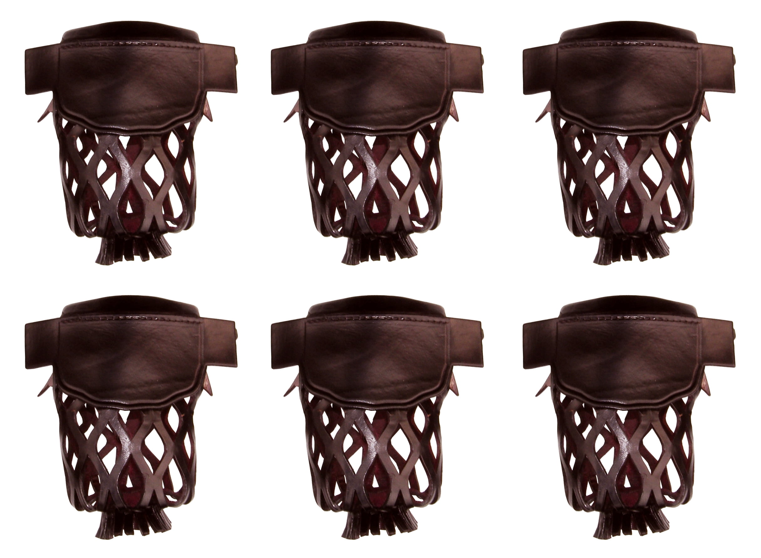 Low price 6pcs Leather Billiard Pool Table Pockets Drop Durable ...