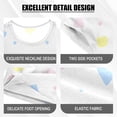 Colorful Pastel Shapes Pattern Summer Pajama Set Soft Cotton Short ...