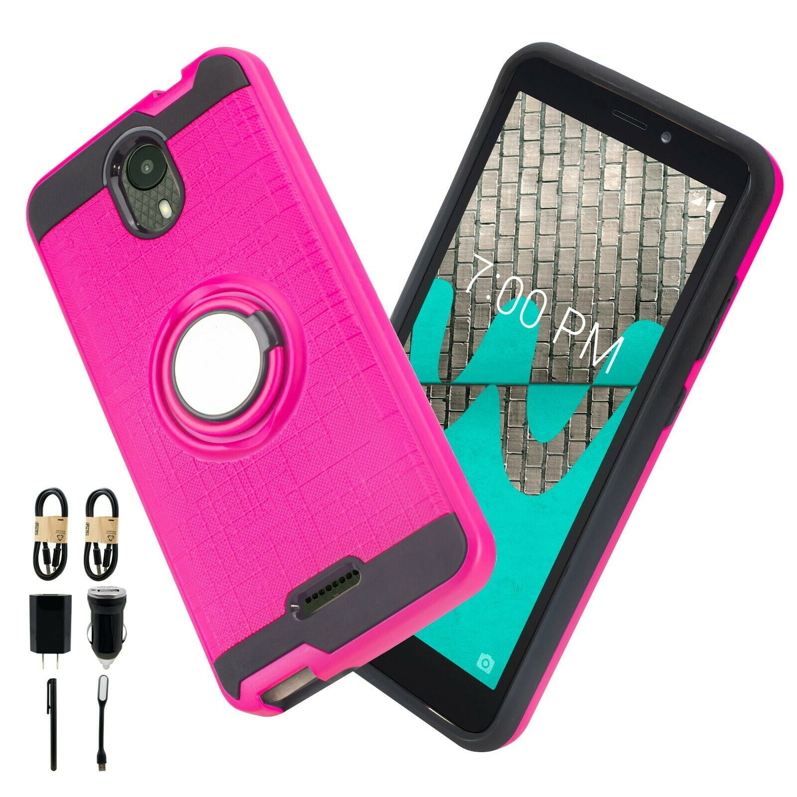 Value Pack + for AT&T Radiant Core / Cricket Icon / BLU Wiko Ride Case ...