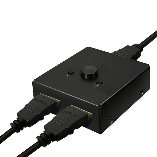 2-Port HDMI-compatible Bi-directional Switch 2x1 Switcher 1x2 Splitter ...