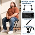 4pcs 28 Inch Tall Folding Bar Stool with Safety Lock - Walmart.com