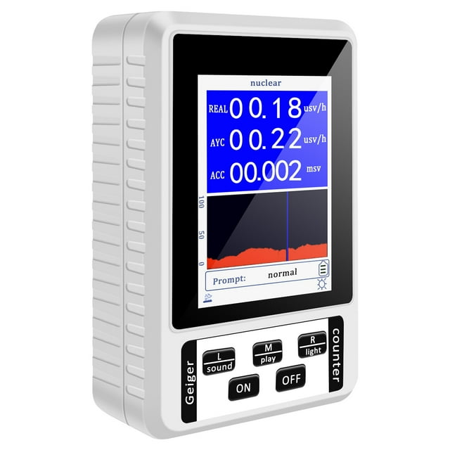 Adifare Nuclear Radiation Detector Geiger Counter Reusable USB Charging ...