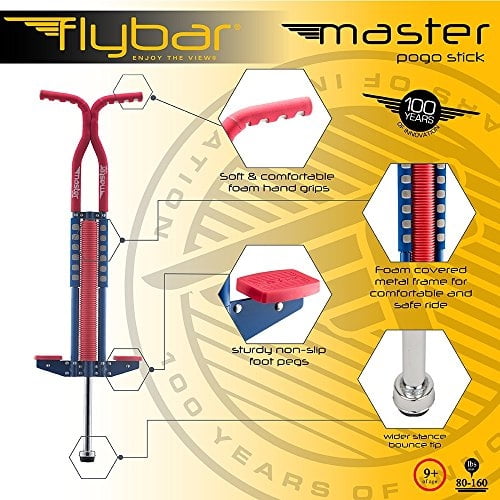 Flybar Foam Master Pogo Stick para niños, niños y niñas de 9 años en ...
