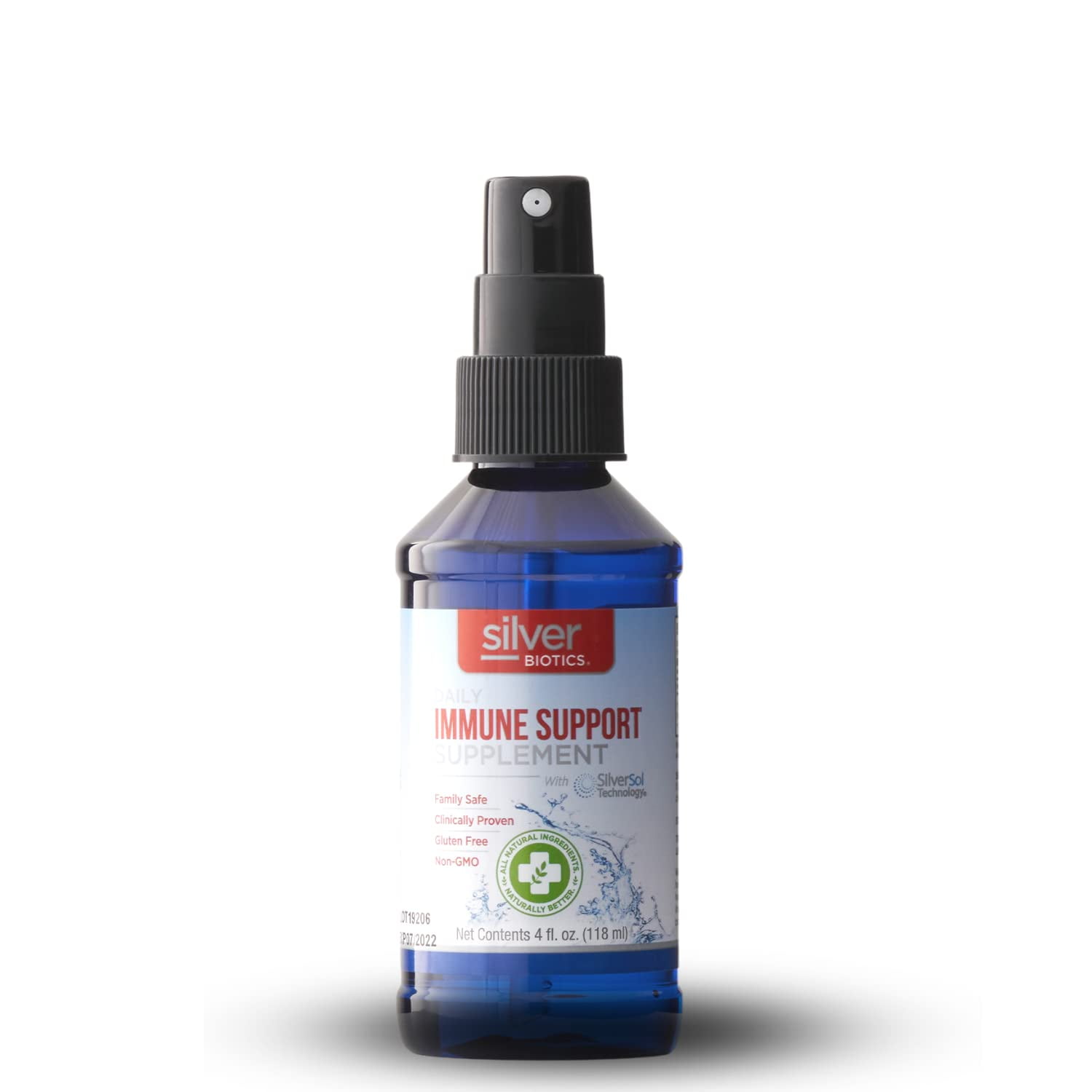 Liquid Silver Biotics Coloidal Nano SilverSol 10 ppm 120 ml | Walmart ...