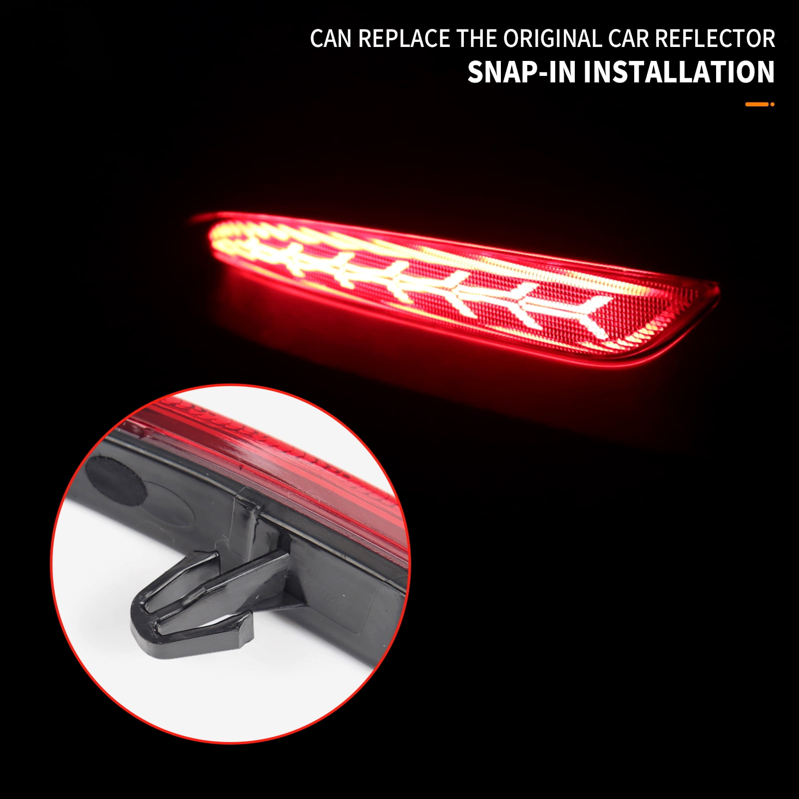 Buy Bomely Fit 2017-2022 Tesla Model 3 Rear Fog Lights LEDs Reflector ...