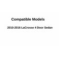Driver Left Side Rear Door Window Door Glass Compatible with Buick ...