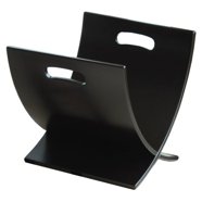Home Basics Free-Standing Magazine Rack, Chrome - Walmart.com