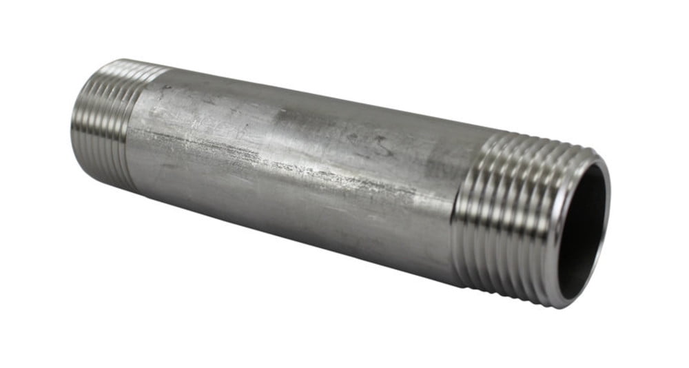 Duda Energy Pipe Fitting & Coupler Barrel Nipple 3/4" NPT Threaded Ends ...