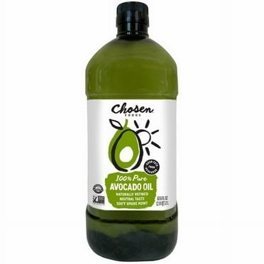 Chosen Foods 100% Pure Avocado Oil, Versatile Cooking Oil, 2L (67.6 ...