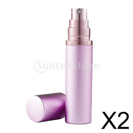 2x Refillable Perfume Bottle Dispenser 9ml Fragrance Portable Empty ...