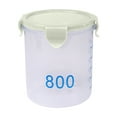 Graduated Round Storage Jars, Sealing Jars, Plastic Kitchen Storage ...