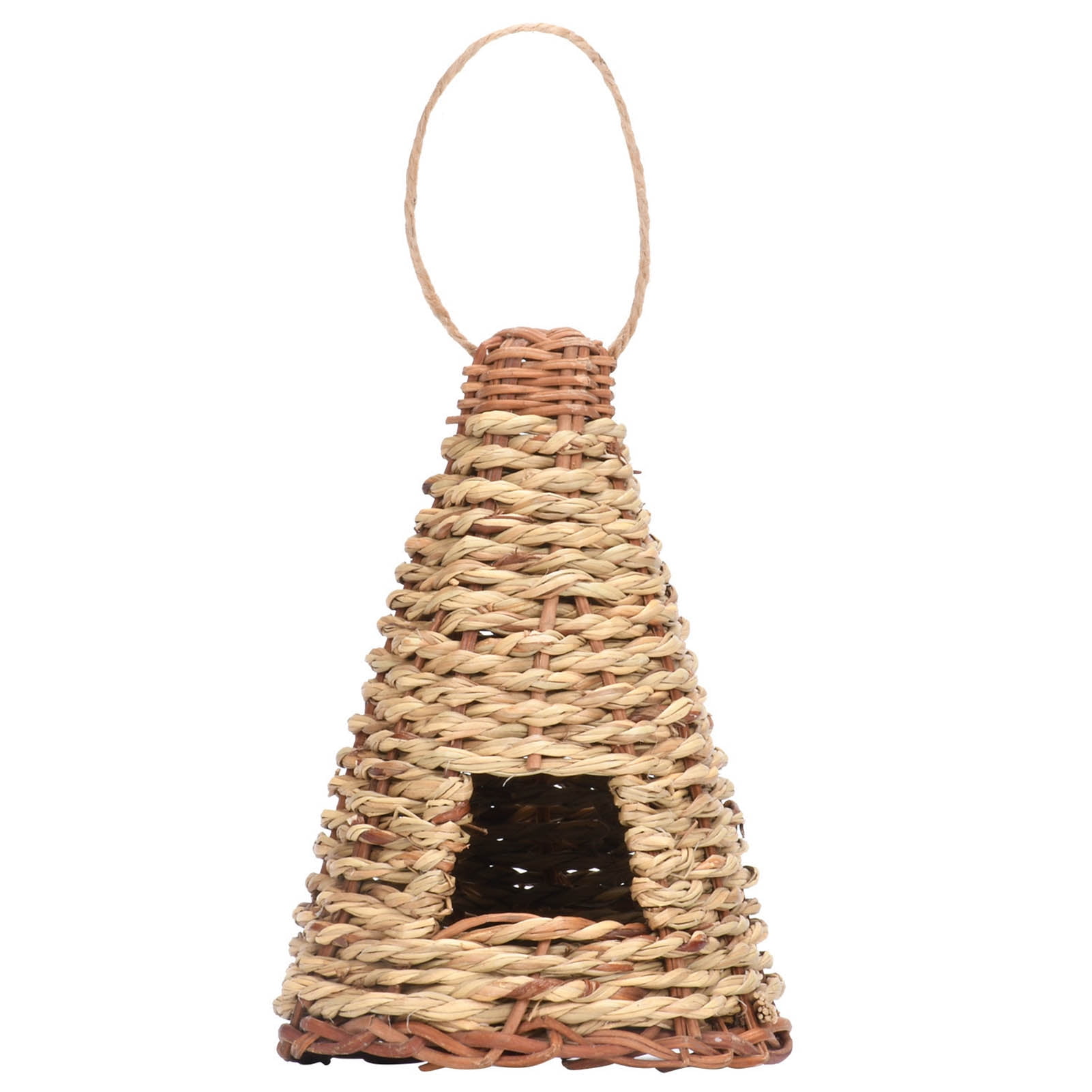 Lohuatrd Grass Bird Hut Tower Shape Bird Hideaway Exquisite Natural ...